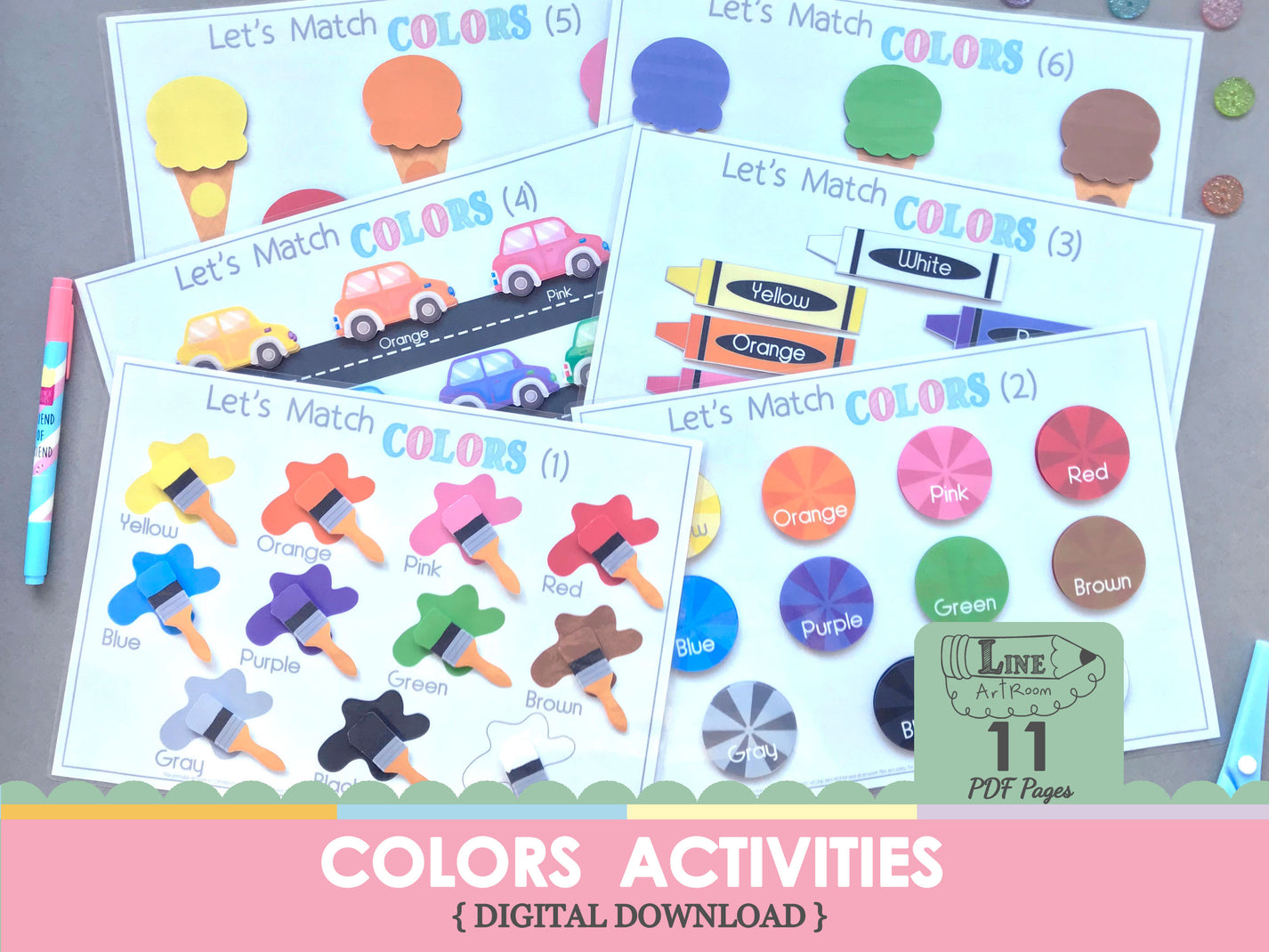 Color Sorting Activities for Preschool – Interactive Learning for Kids ...