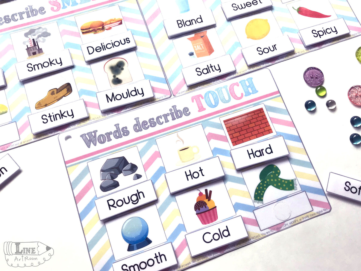 Boost Learning with Five Senses Preschool Theme Sorting Mat Activity ...