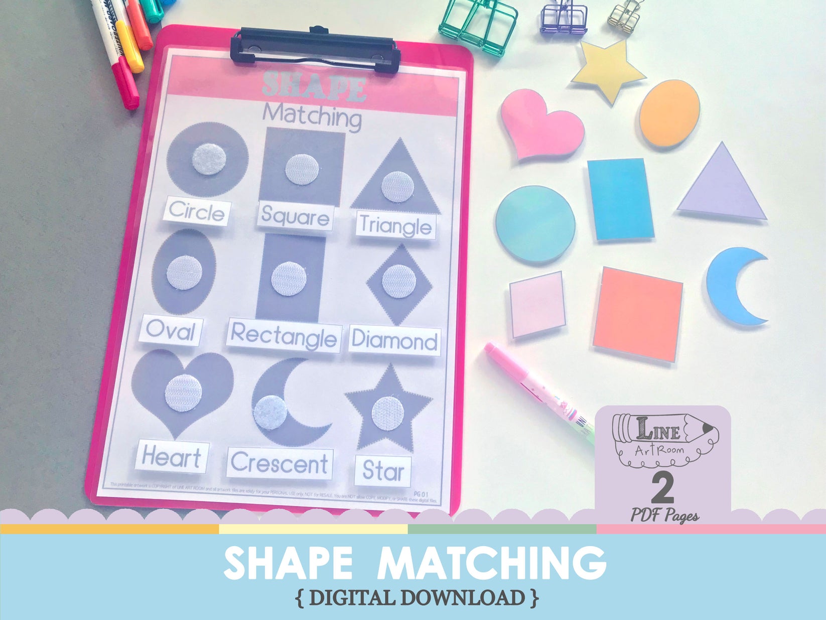 Matching Shape Activities for Preschoolers with Fun & Educational Games ...