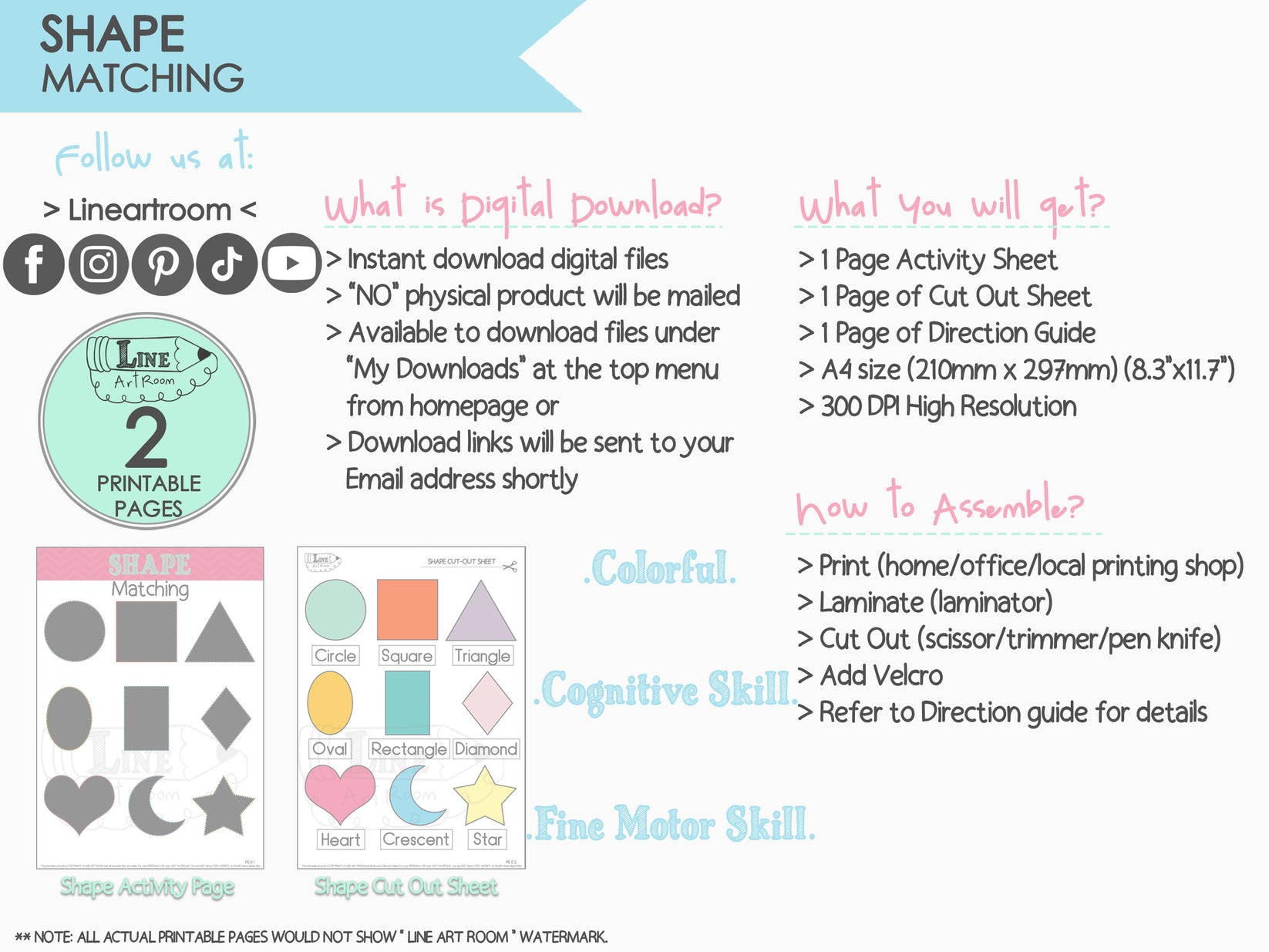 Matching Shape Activities for Preschoolers with Fun & Educational Games ...