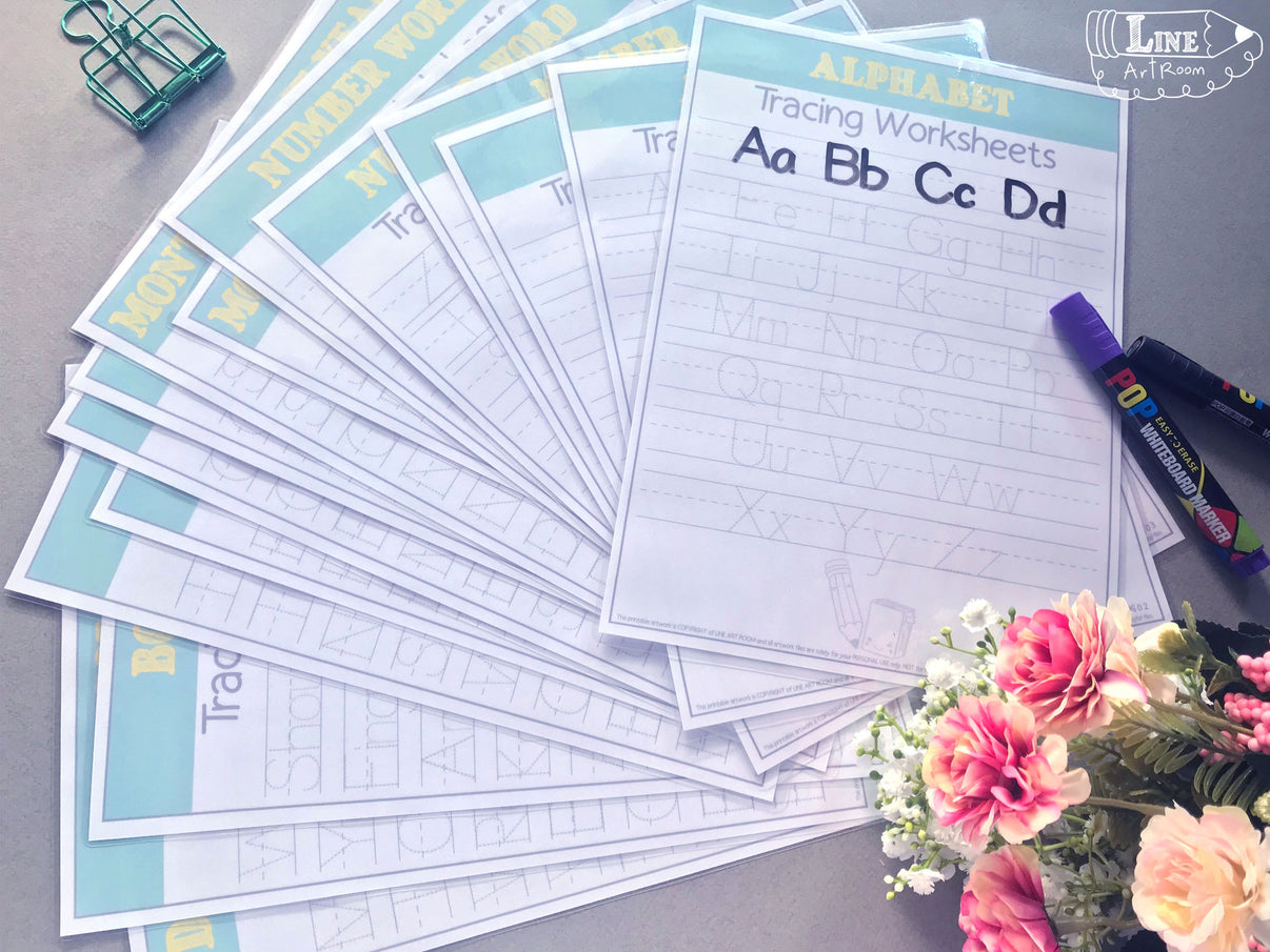 Master Early Skills with Comprehensive Tracing Worksheets for Nursery ...