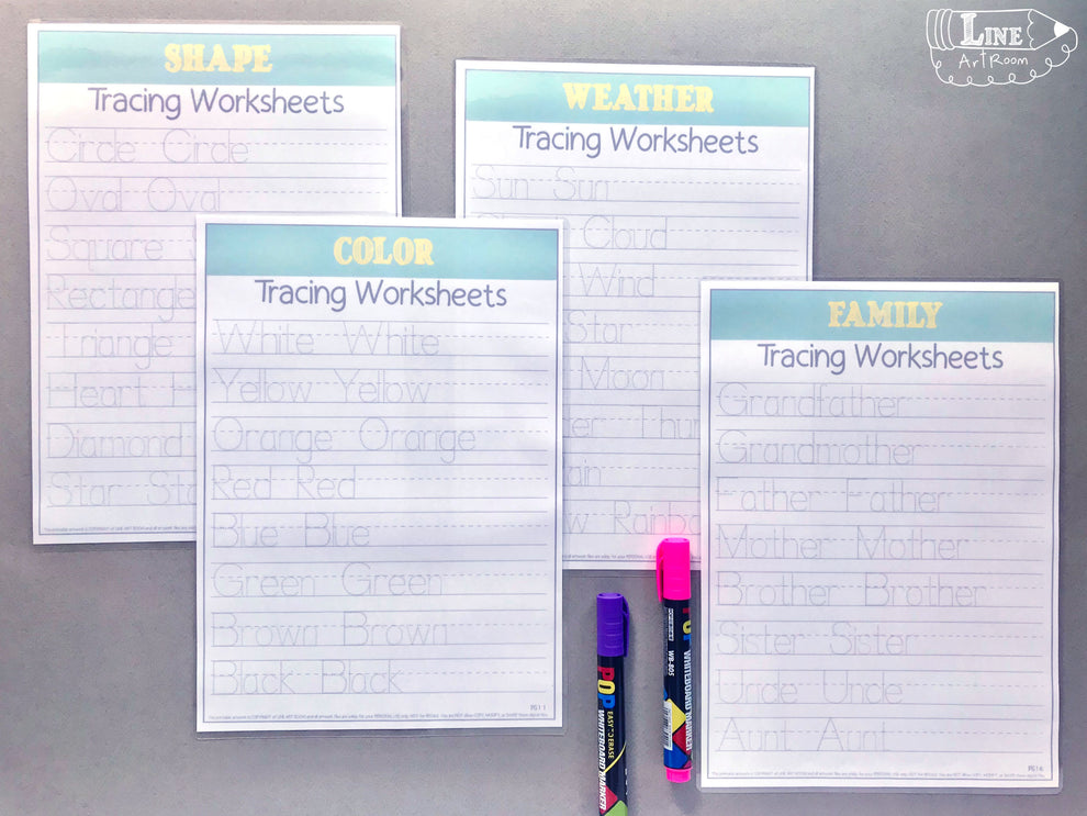 Master Early Skills with Comprehensive Tracing Worksheets for Nursery ...