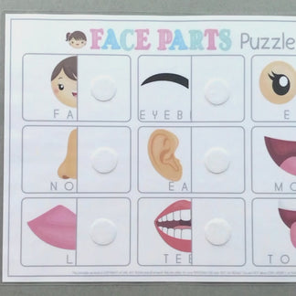 Preschool Face Parts Printable Activities for Kids to Boost Skills ...